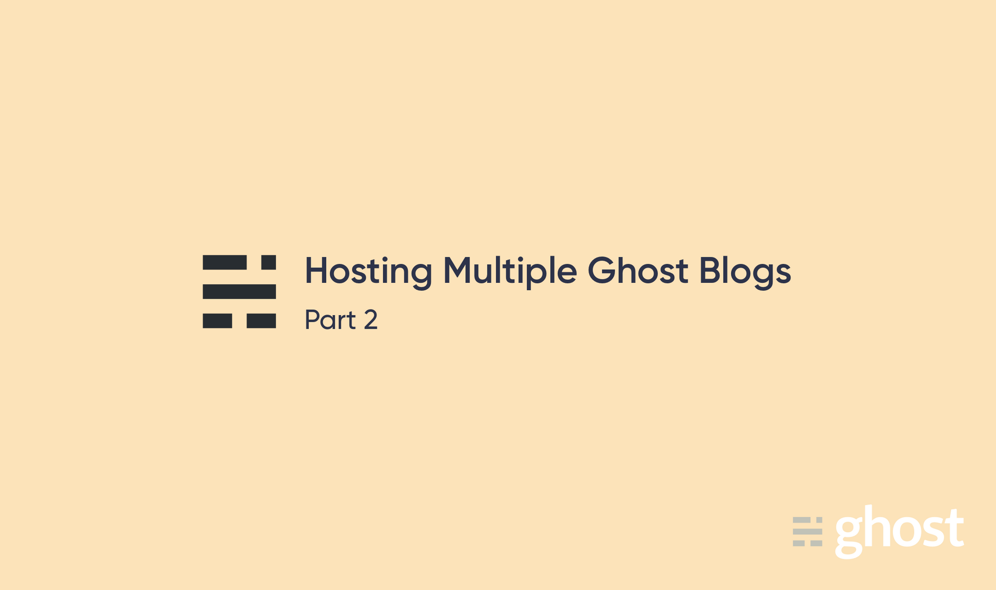 Set up multiple Ghost blogs for $5 a month - Part 2 - John Slater - UX ...